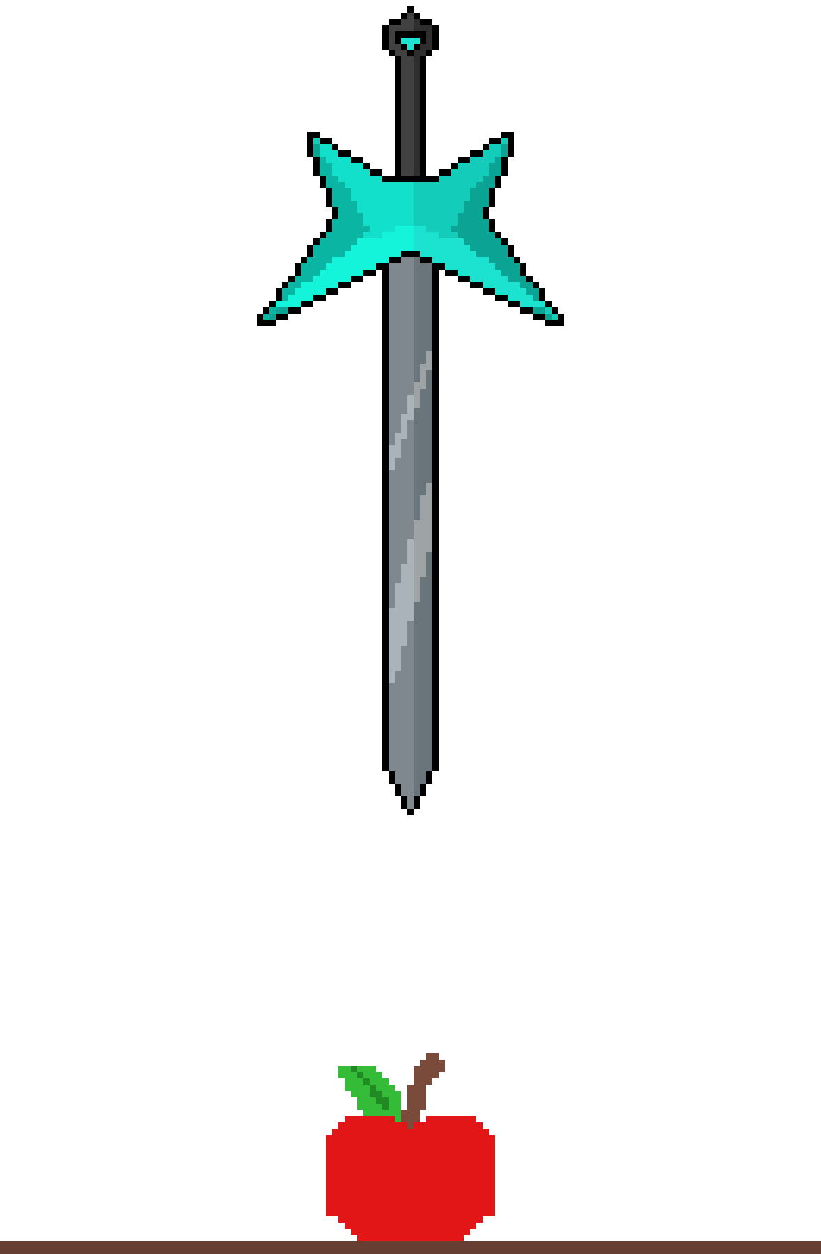 Pixilart - Falling Sword GIF by AceDemon