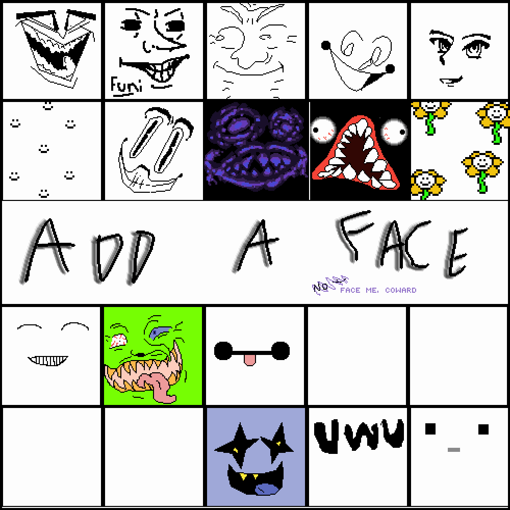 Editing Mine was da yellow meme face - Free online pixel art drawing ...