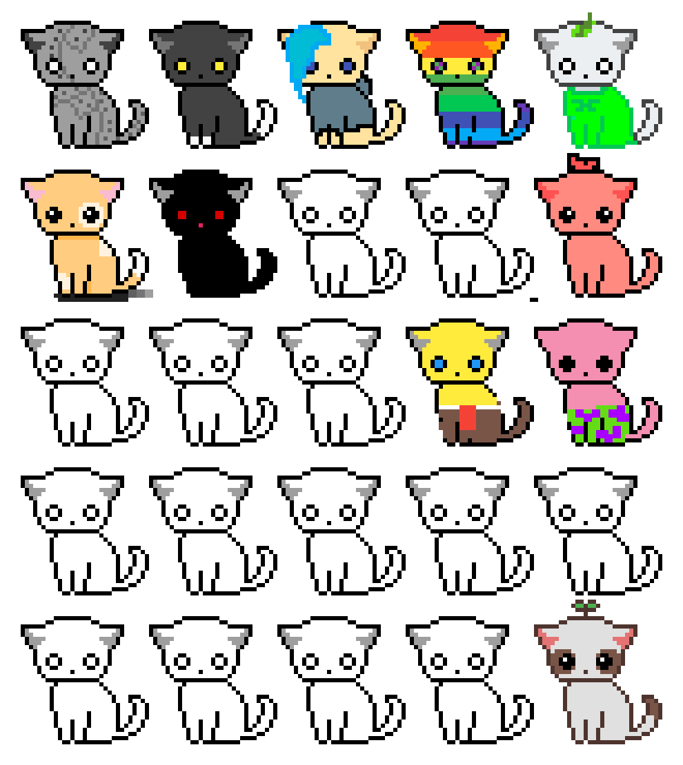 Pixilart - cats by dankmasterman