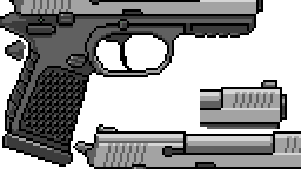 Pixilart - Gun by nathancrest
