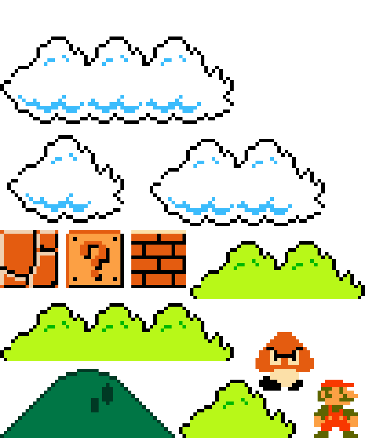 Pixilart - Smb1 stamps by DogPond4