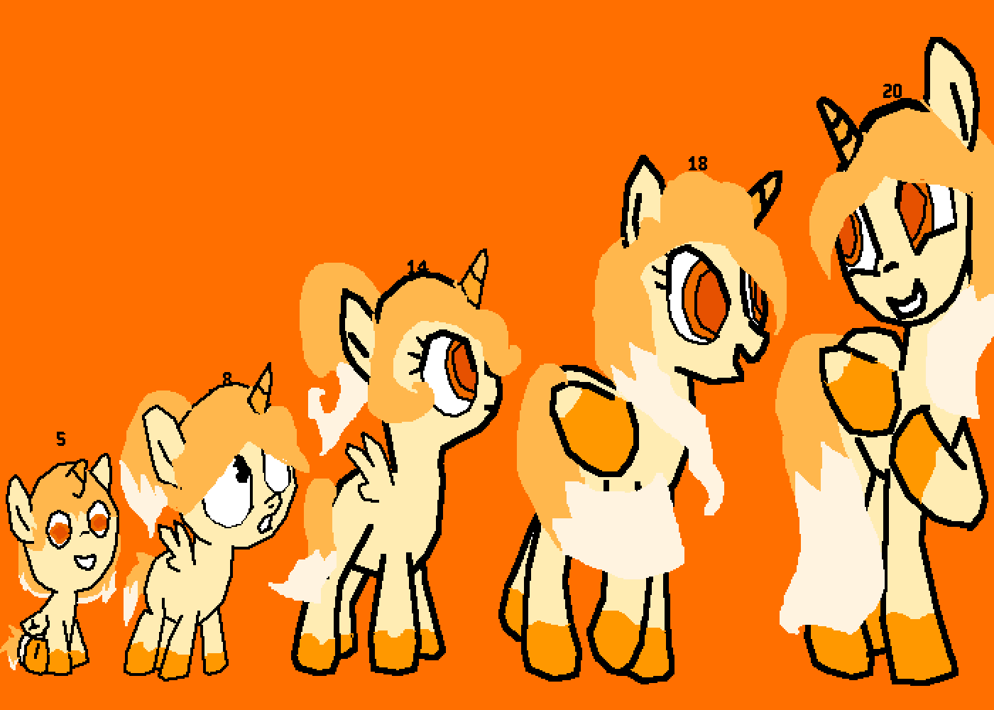 Editing WIP fox tail - Free online pixel art drawing tool - Pixilart