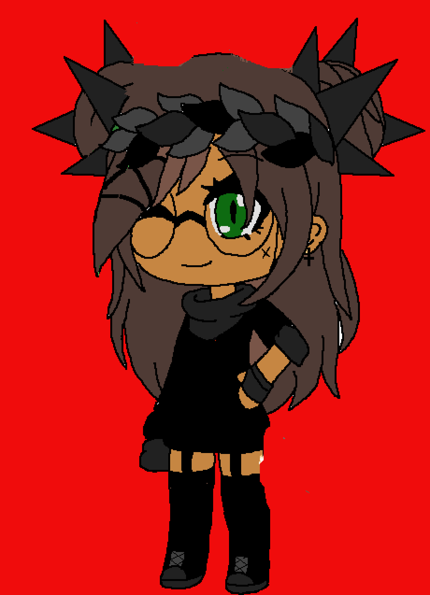 Editing Gacha Life - Free online pixel art drawing tool - Pixilart