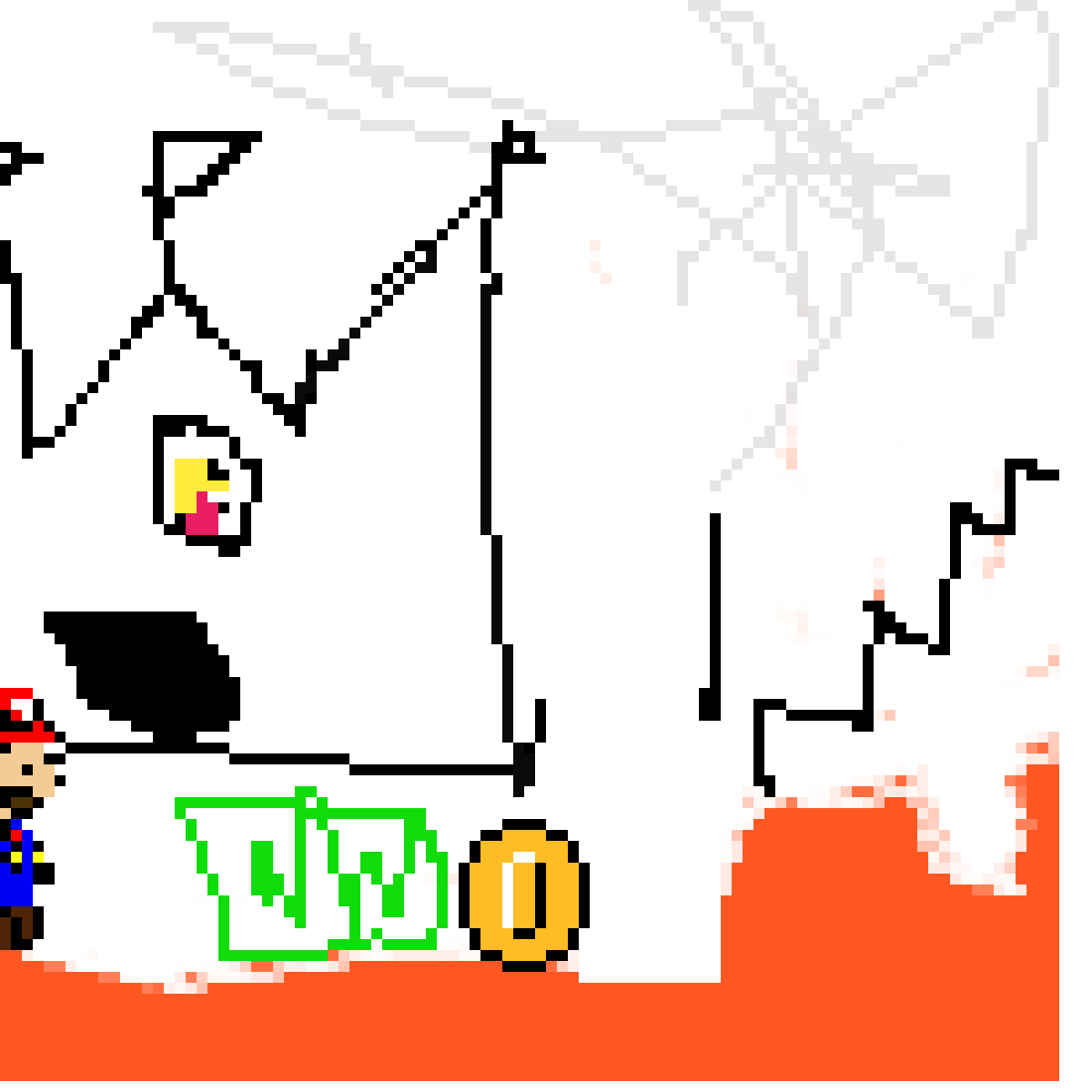 Editing mario - Free online pixel art drawing tool - Pixilart