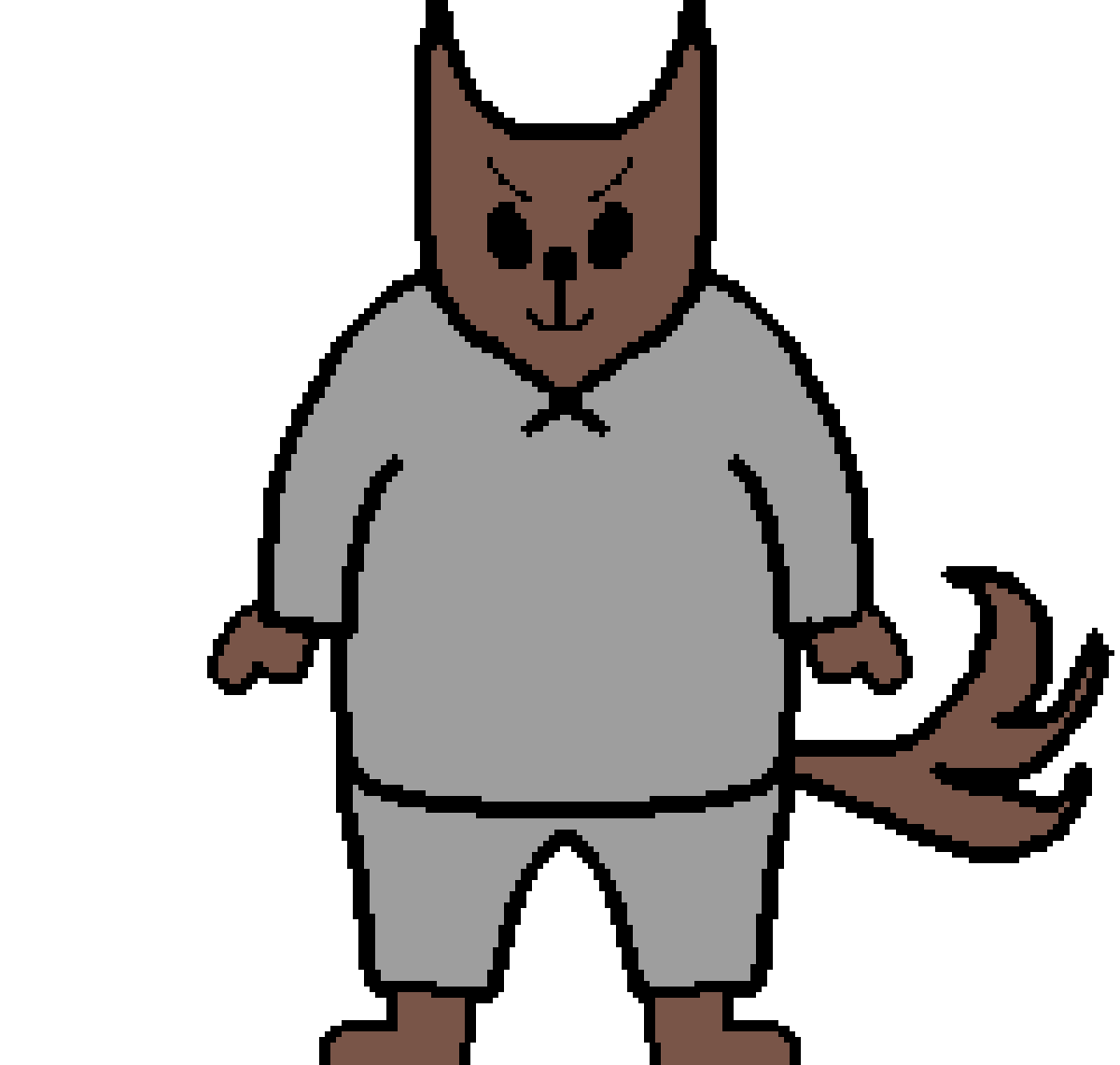 Pixilart - Fat Karate Dogee by RupertTheBeast