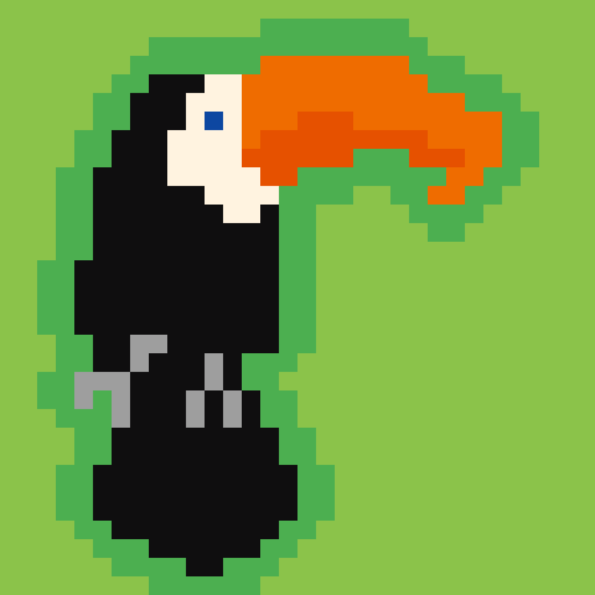 Pixilart - toucan by dizzydoes-pixel