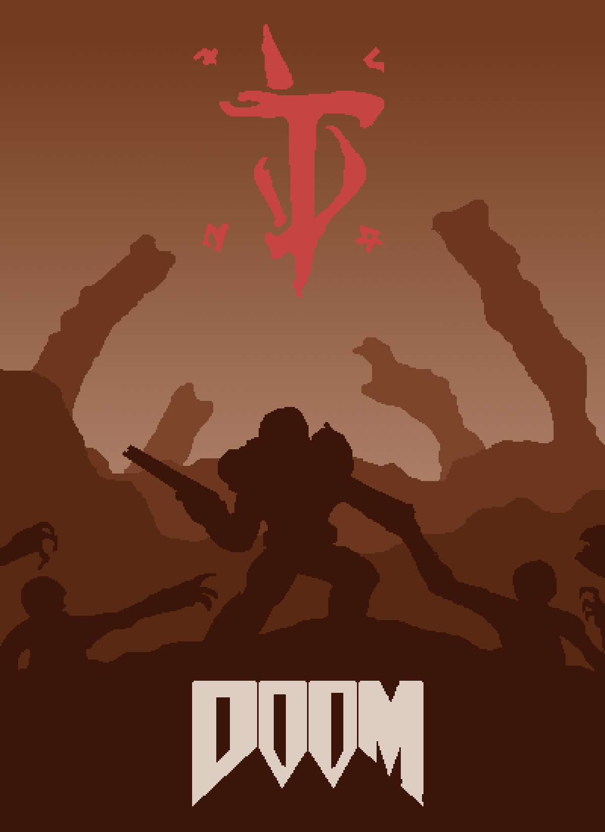 Pixilart - DOOM by drawzer