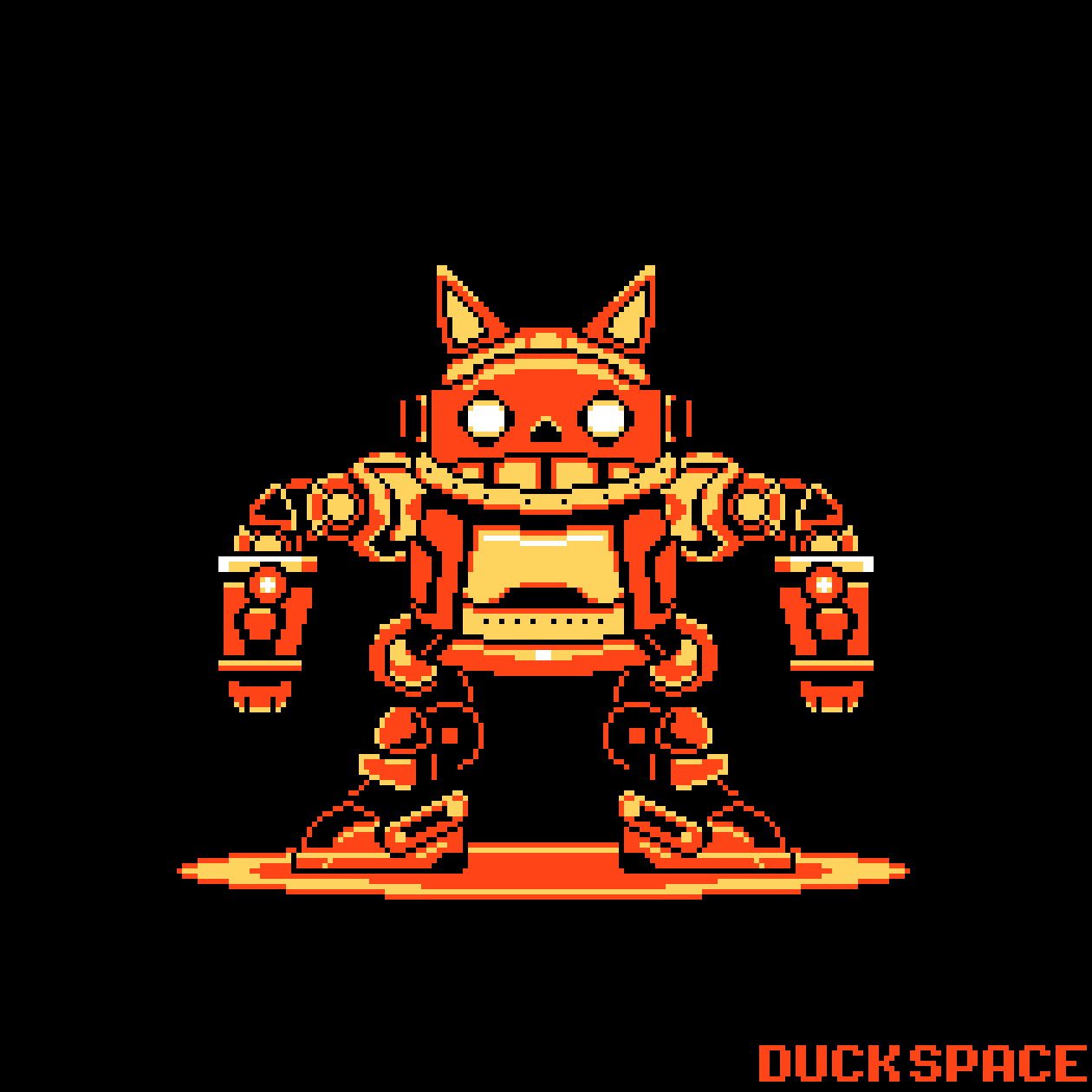 Pixilart - MECHA CAT by DuckSpace