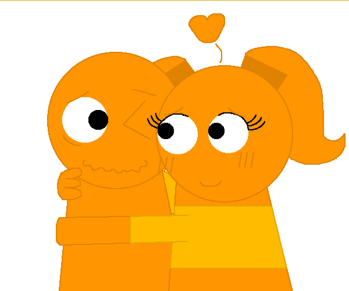Orange Guy and Orange Gal Palette - Pixilart