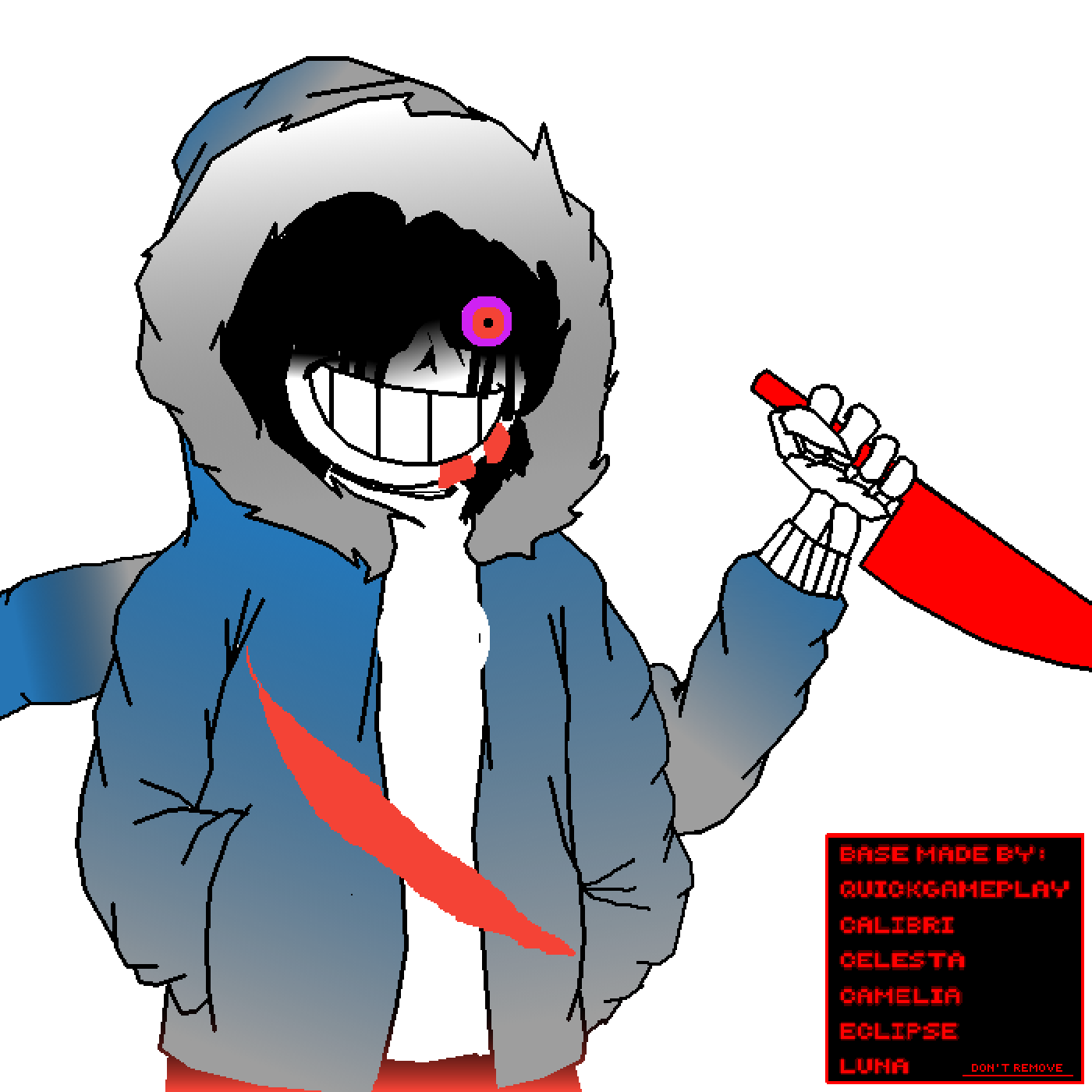 Pixilart Murder Time Trio By Rainbow Guy