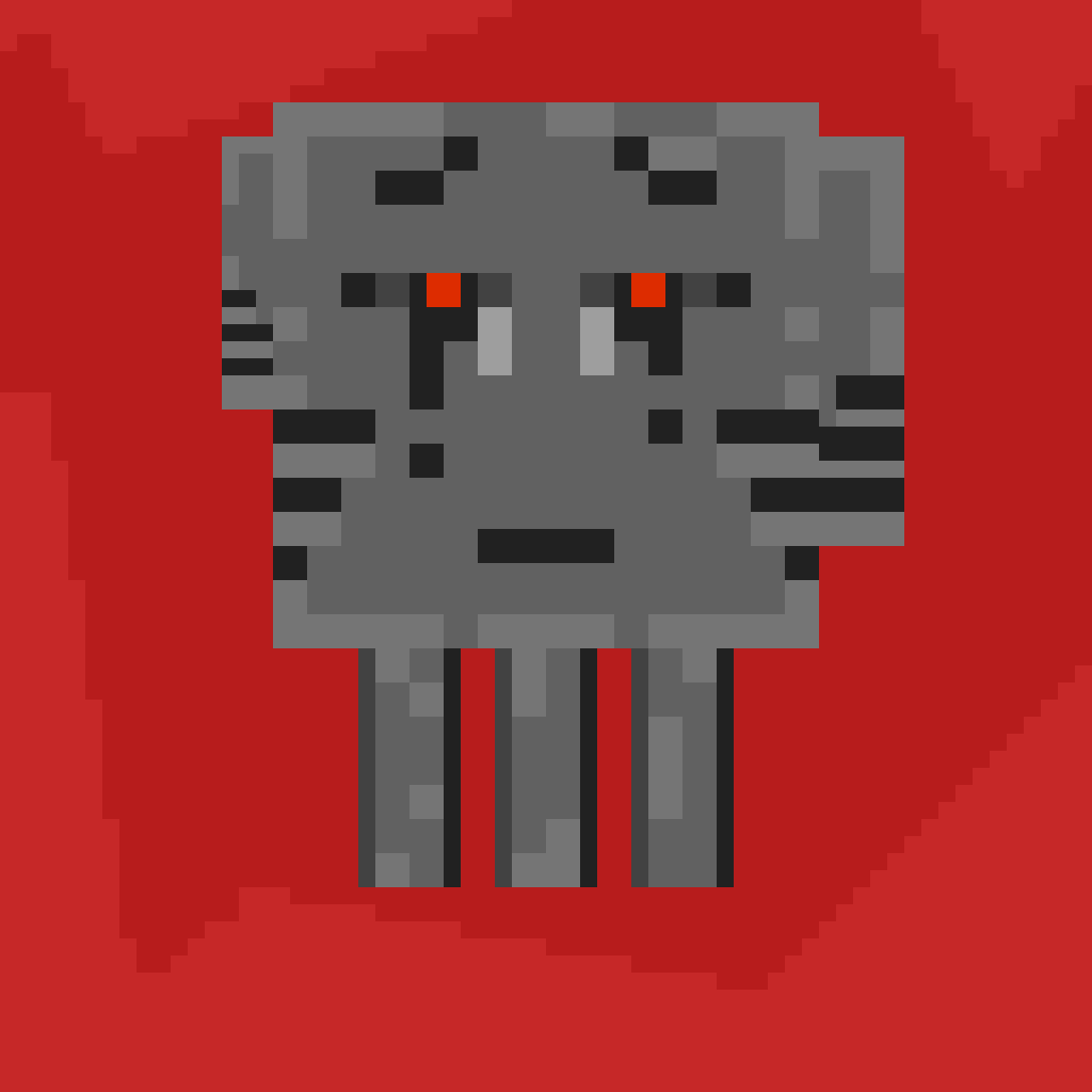 Pixilart - 3 headed ghast by AlexTCreeper