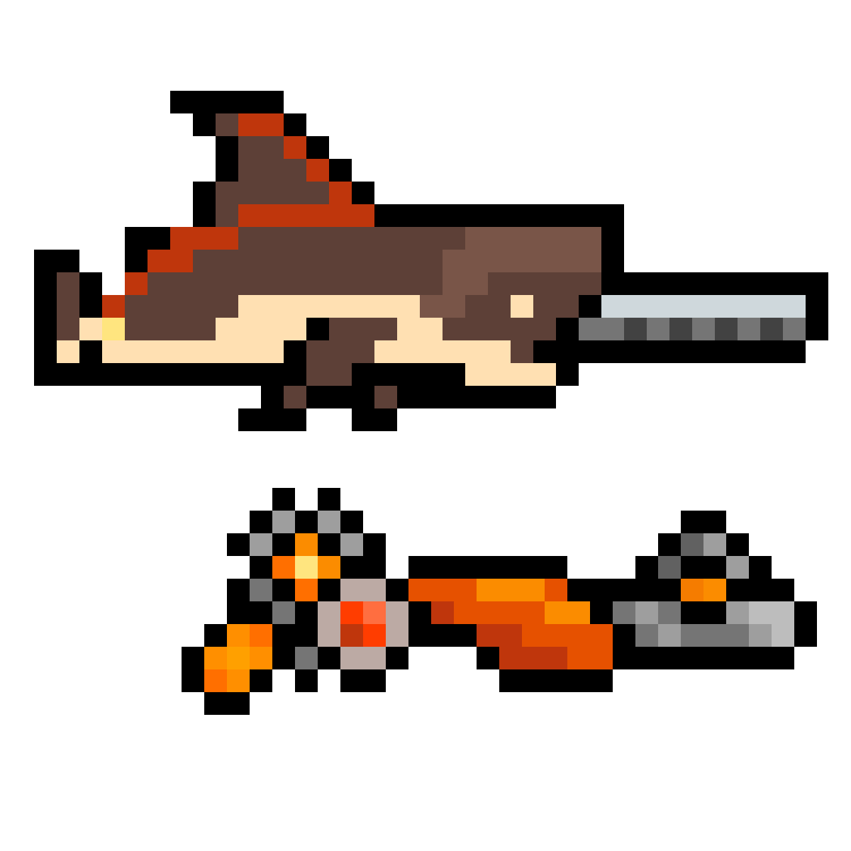 Pixilart - Terraria guns by ReidPalmer