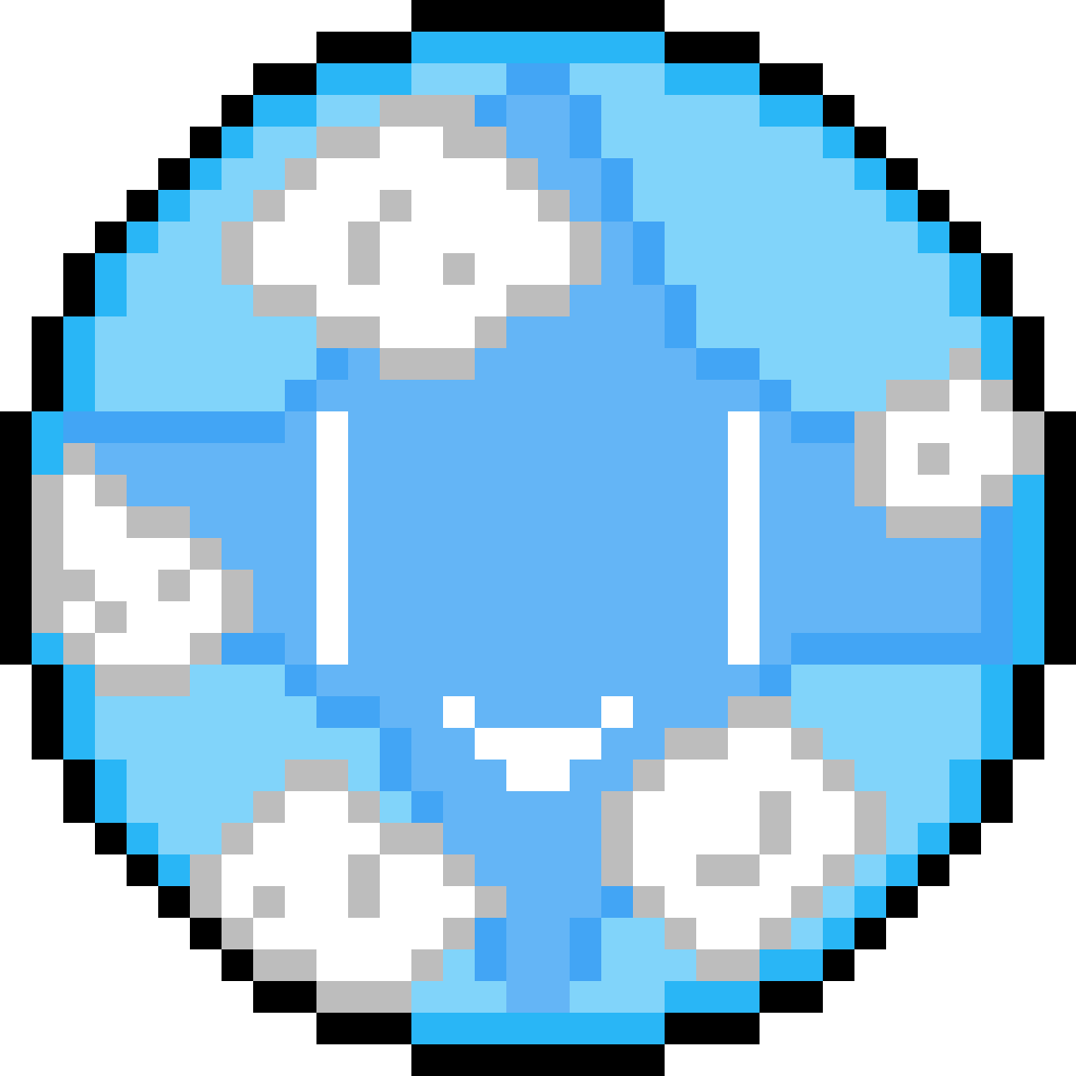 Pixilart - Mr Blue by Yeeto-man