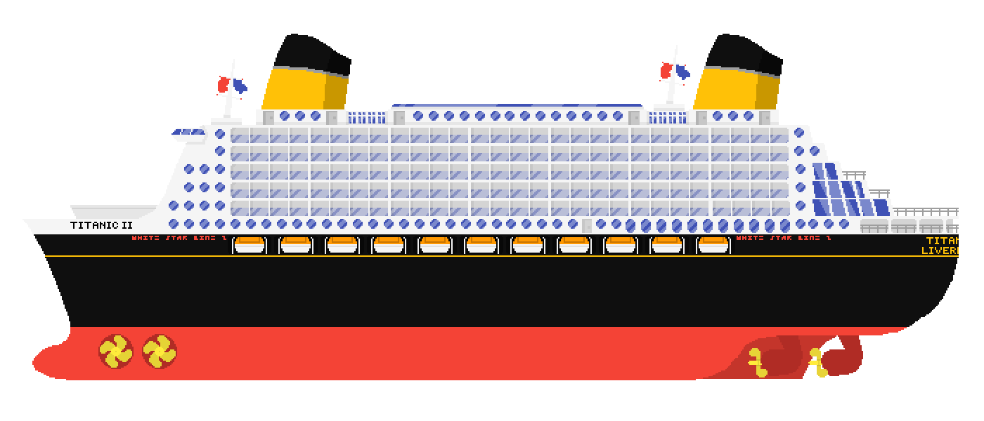 Pixilart - Titanic II by Sketchboy123