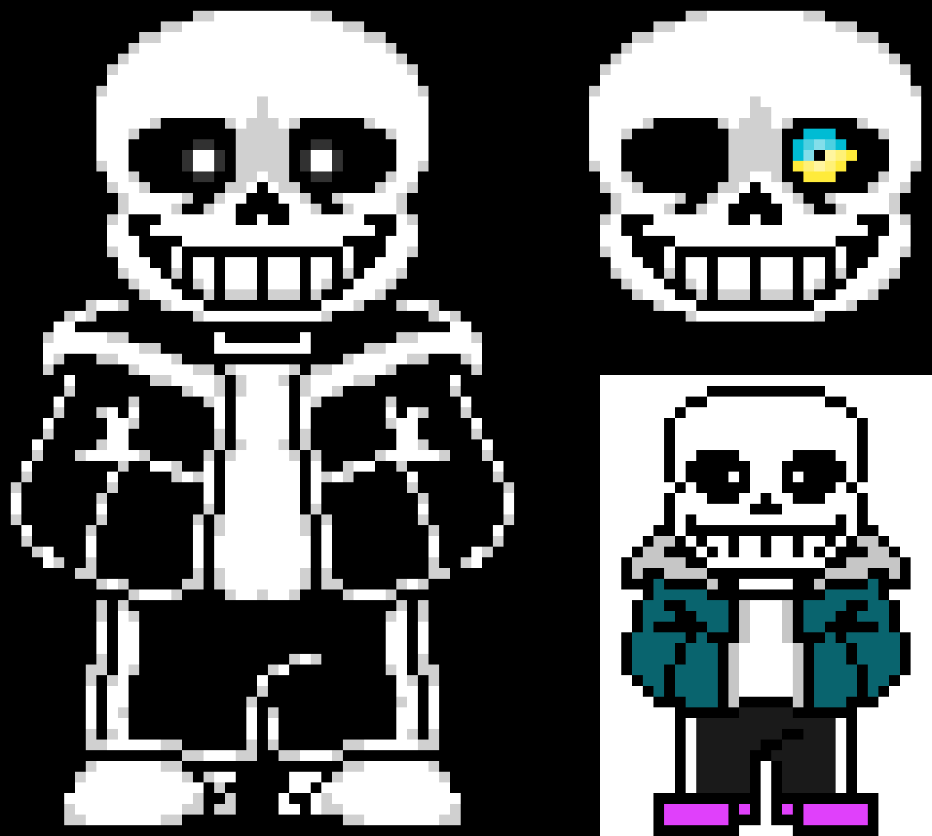 Pixilart - Undertale sans sprite V13 by WindowVista