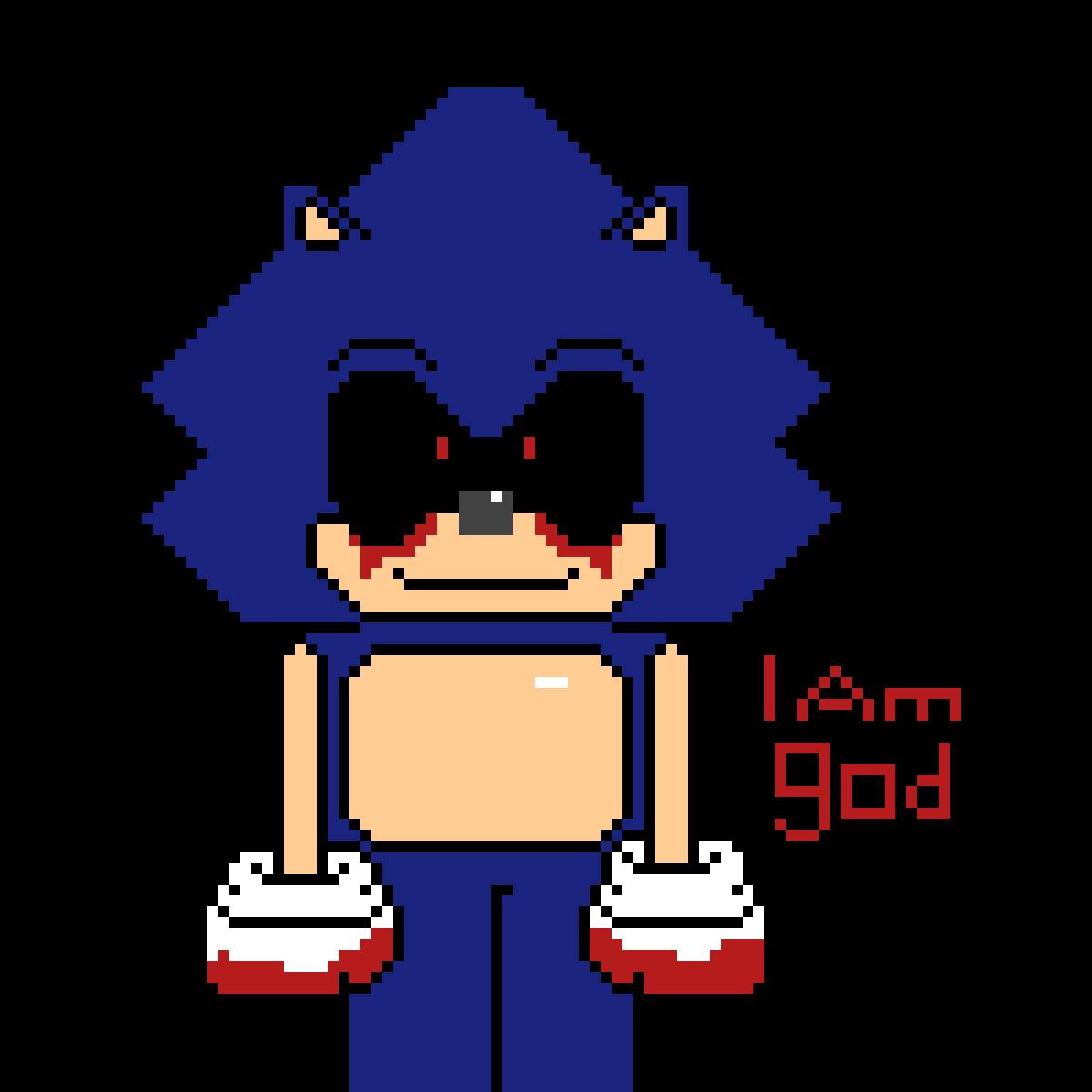 Pixilart - Sonic Exe by DJ-Pixels