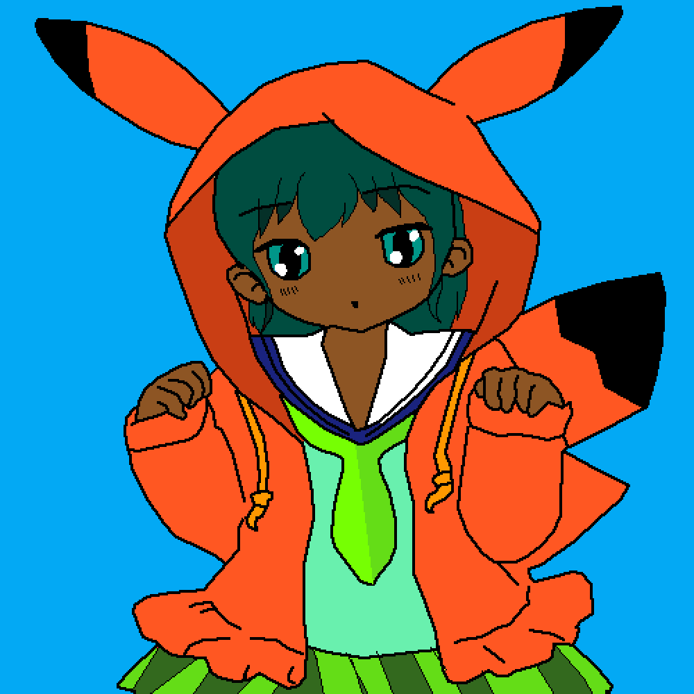 Editing Orange pikachu - Free online pixel art drawing tool - Pixilart