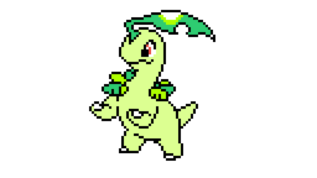 Pixilart - bayleef by lightgiant