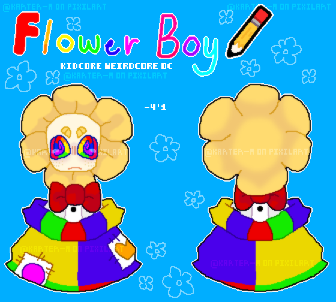 Pixilart - FLOWER BOY REDESIGN by Karter-M
