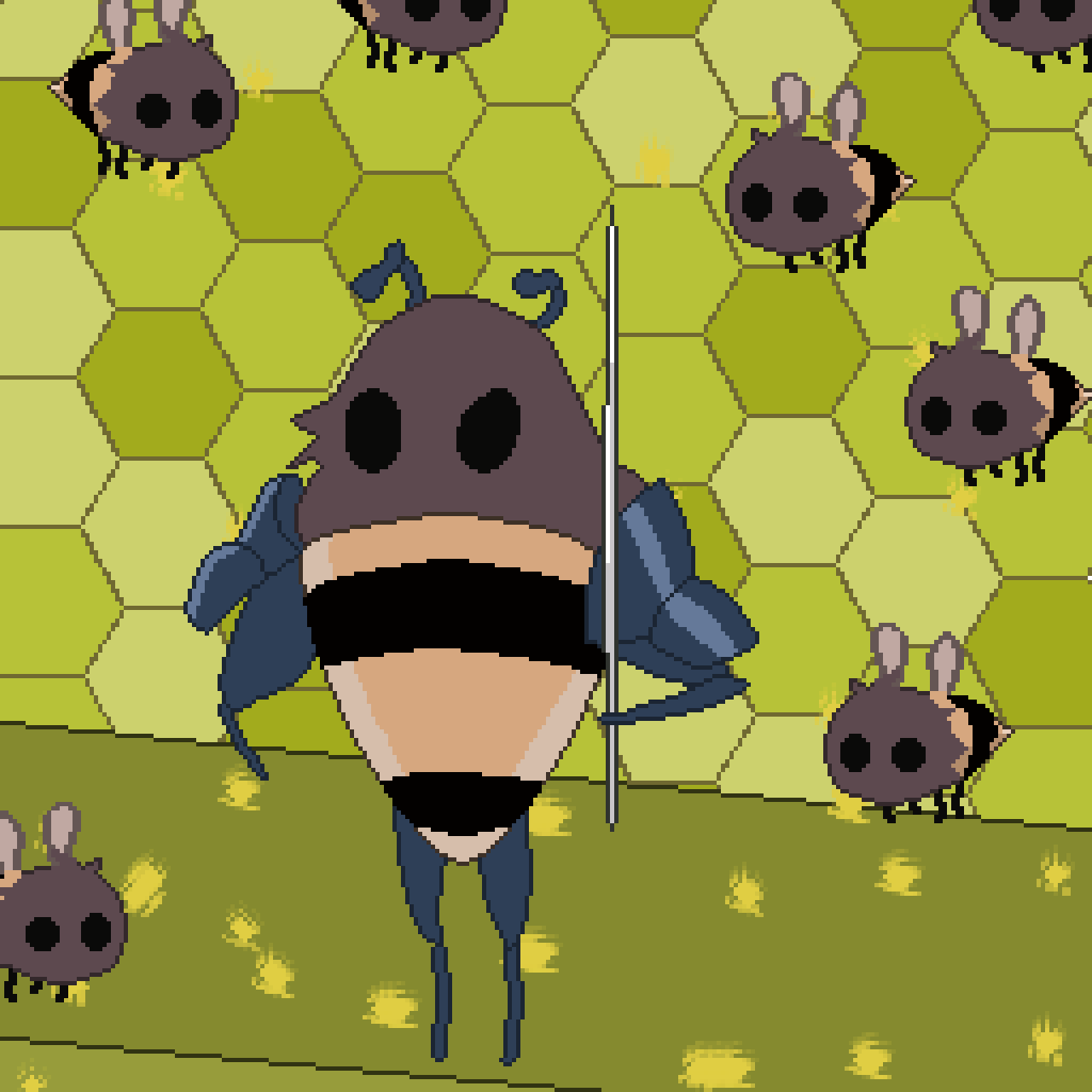 Pixilart - Hive Knight and Hivelings by CmmS