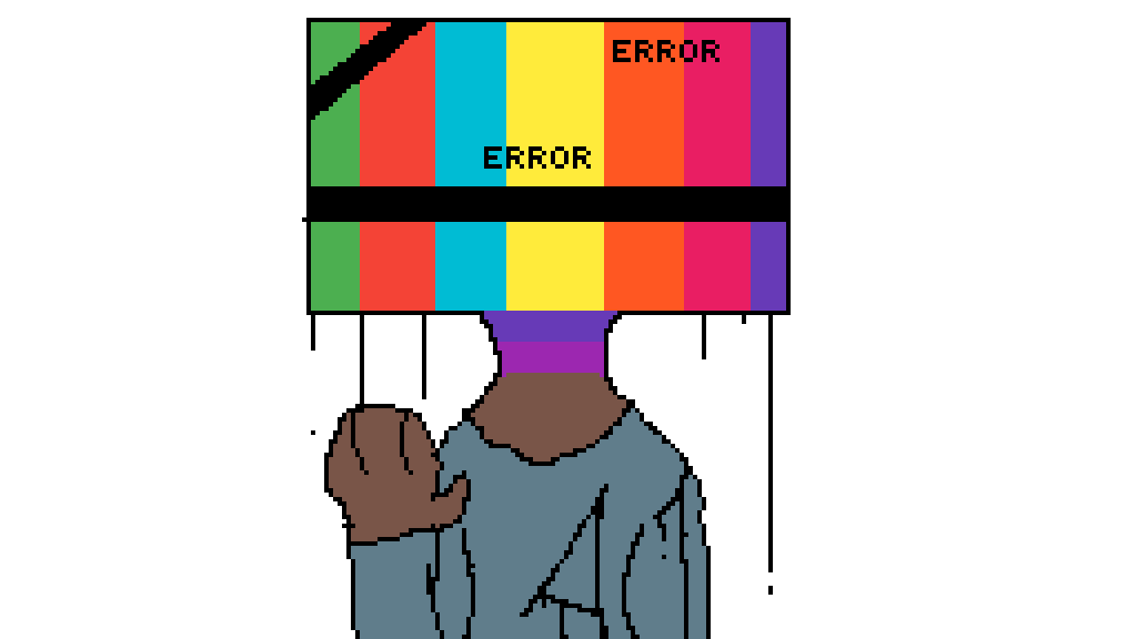 Pixilart - ERROR ERROR by pixievomit