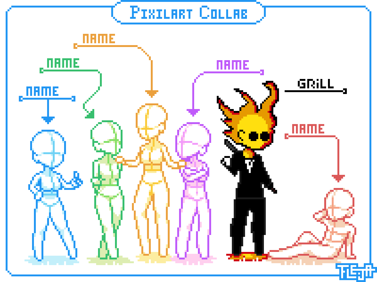 Editing grill - Free online pixel art drawing tool - Pixilart