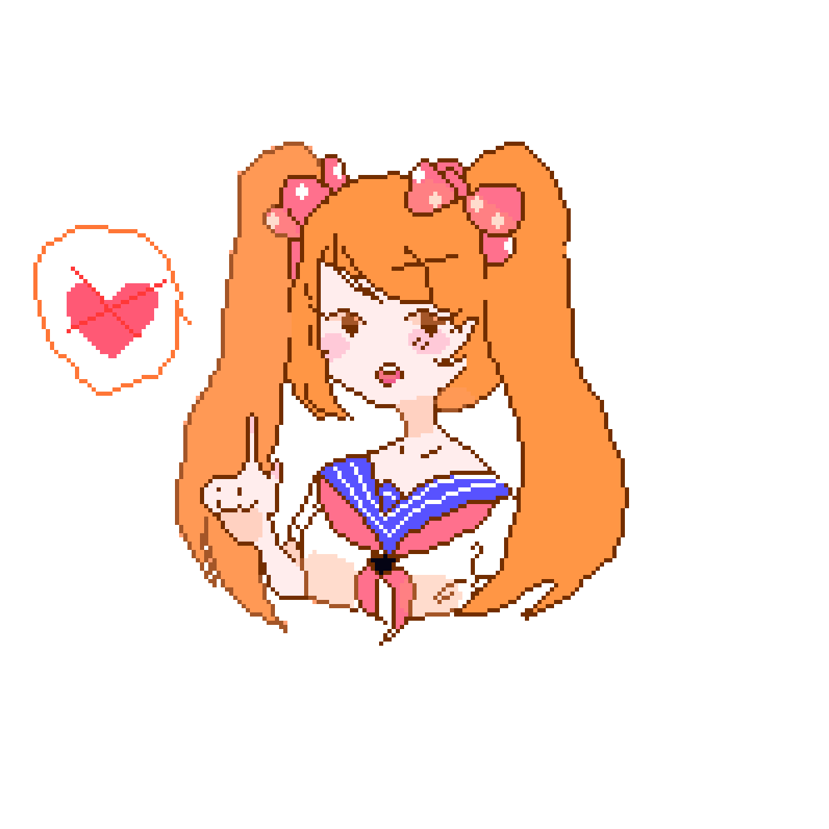 Pixilart - osana najimi not in my chibi style by milk-and-cookie