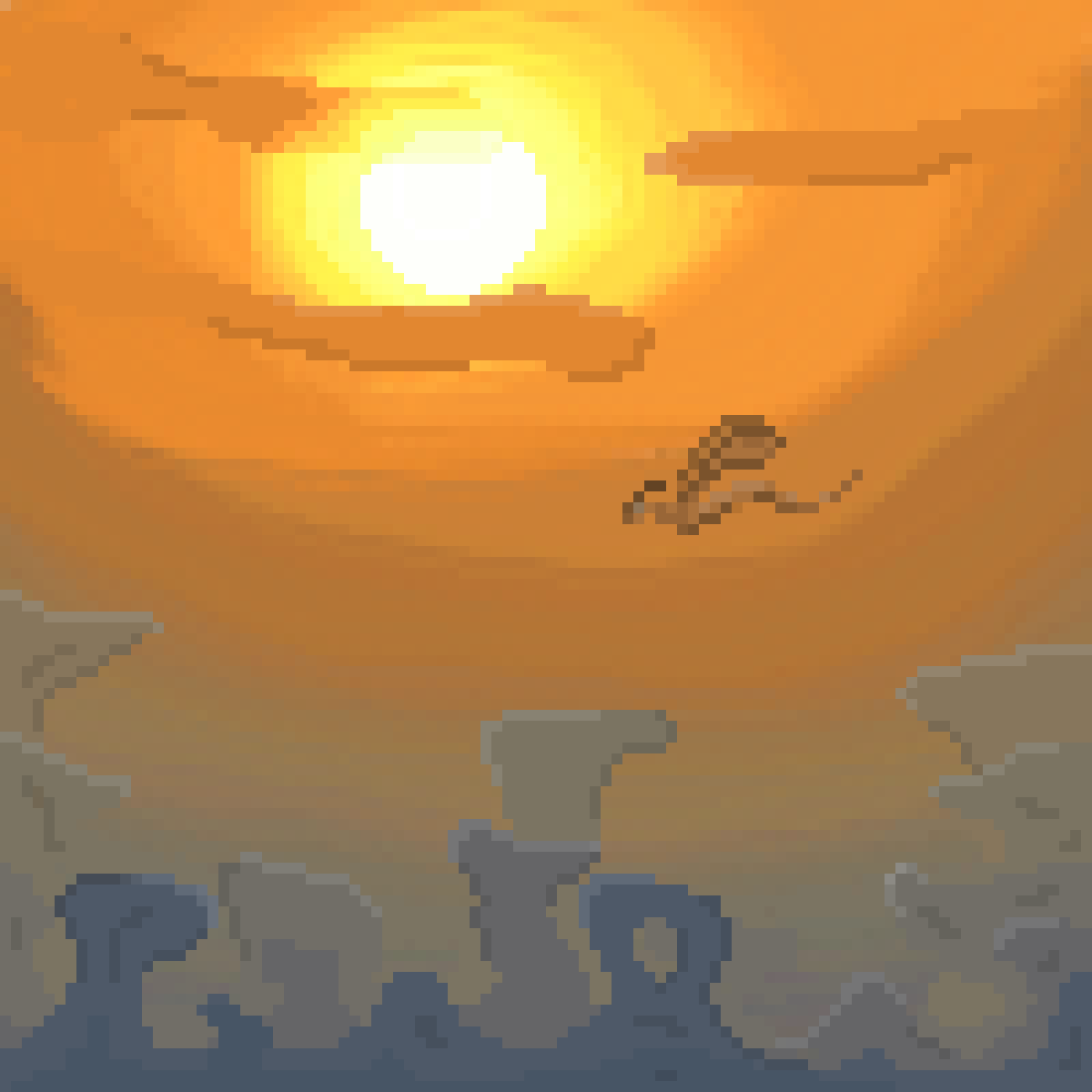 Pixilart - Alien Sunset by Mynock06
