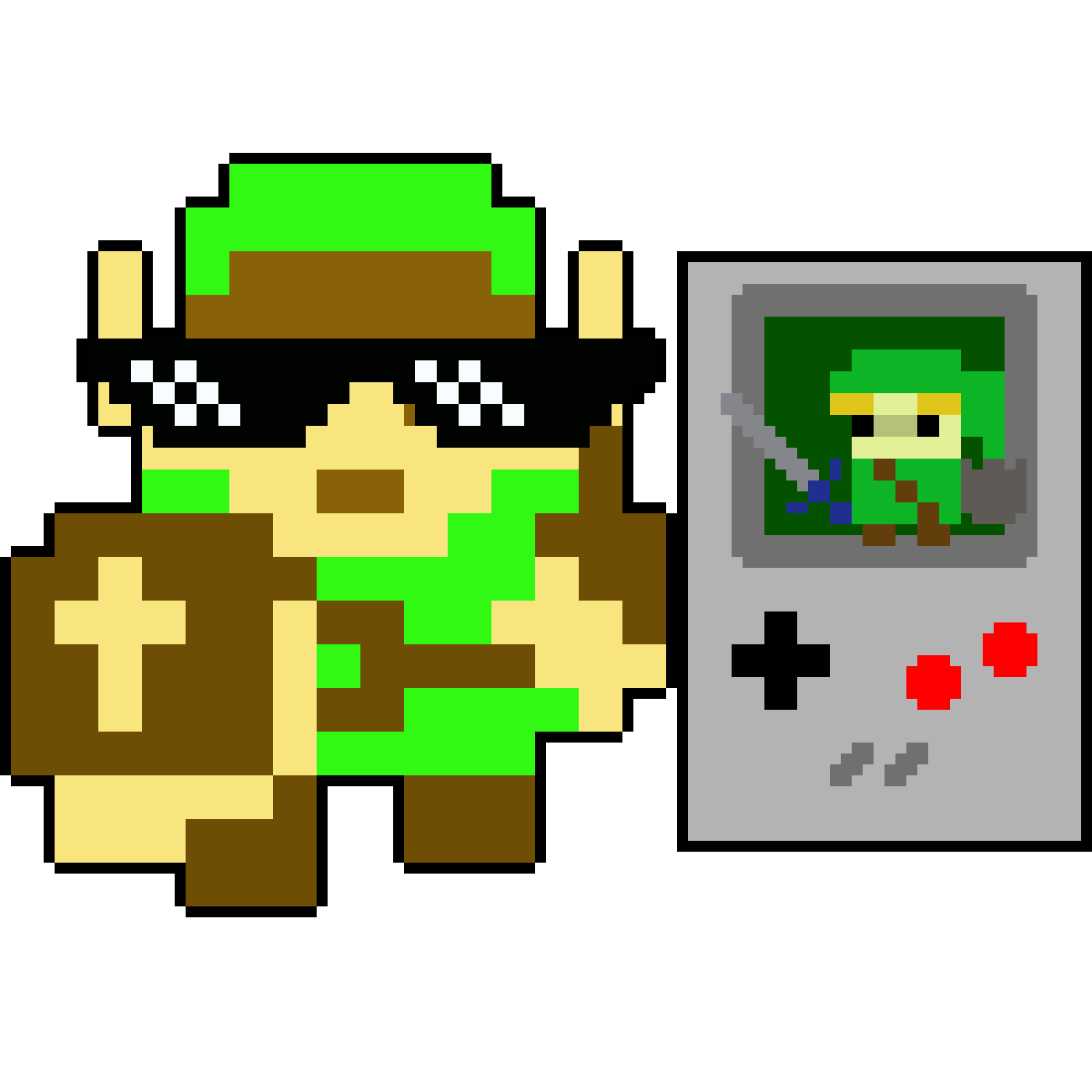 Pixilart - MLG LINK PLAYS LINK by Threeassist