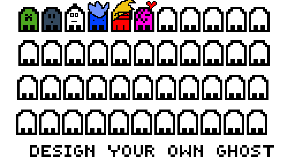 Pixilart - Pac Man Ghost Collab by mewmewkissycuty