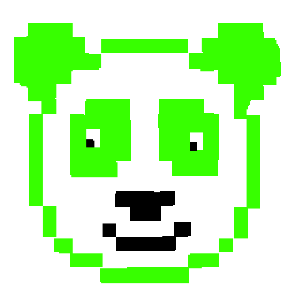 Pixilart - A Derpy Panda by GRYFFINCLAWKID