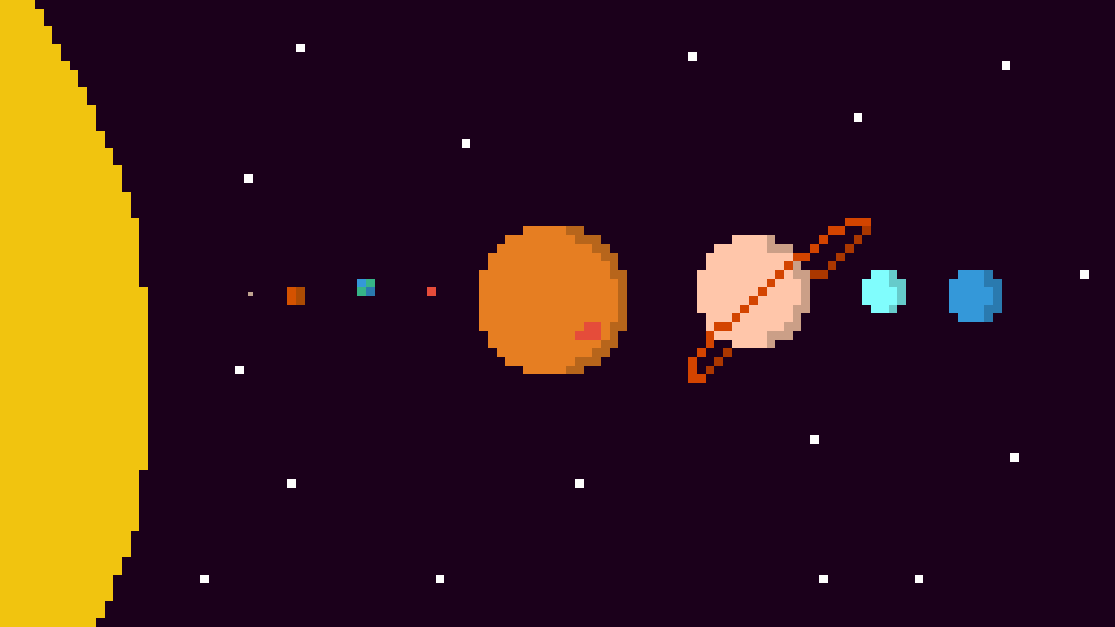 Pixilart - SOLAR SYSTEM by PixelByPixel