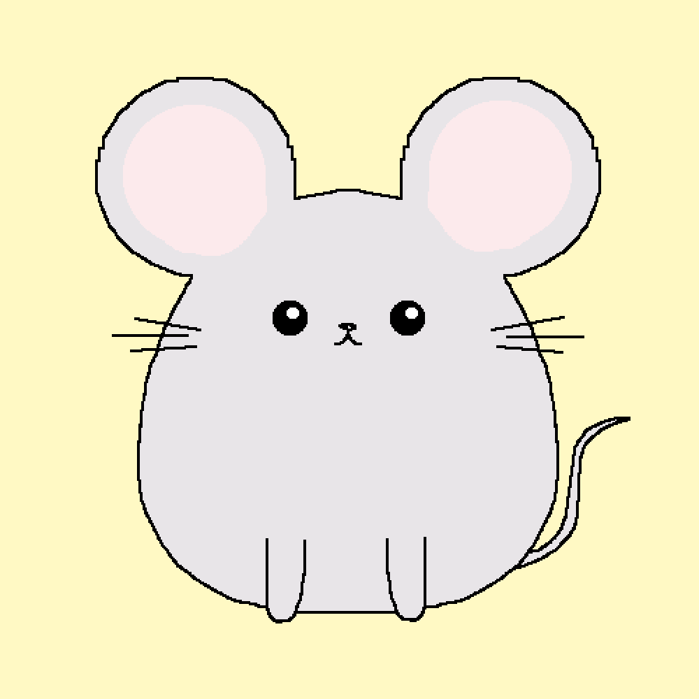 Pixilart - Baby Mouse Base by MochixPanda