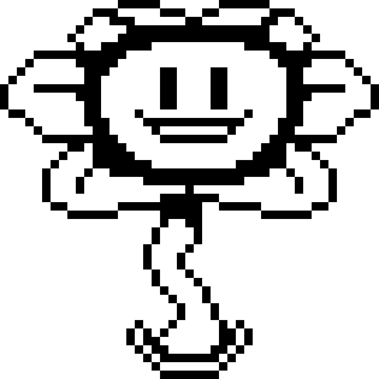 Pixilart - Flowey the flower by Agent9