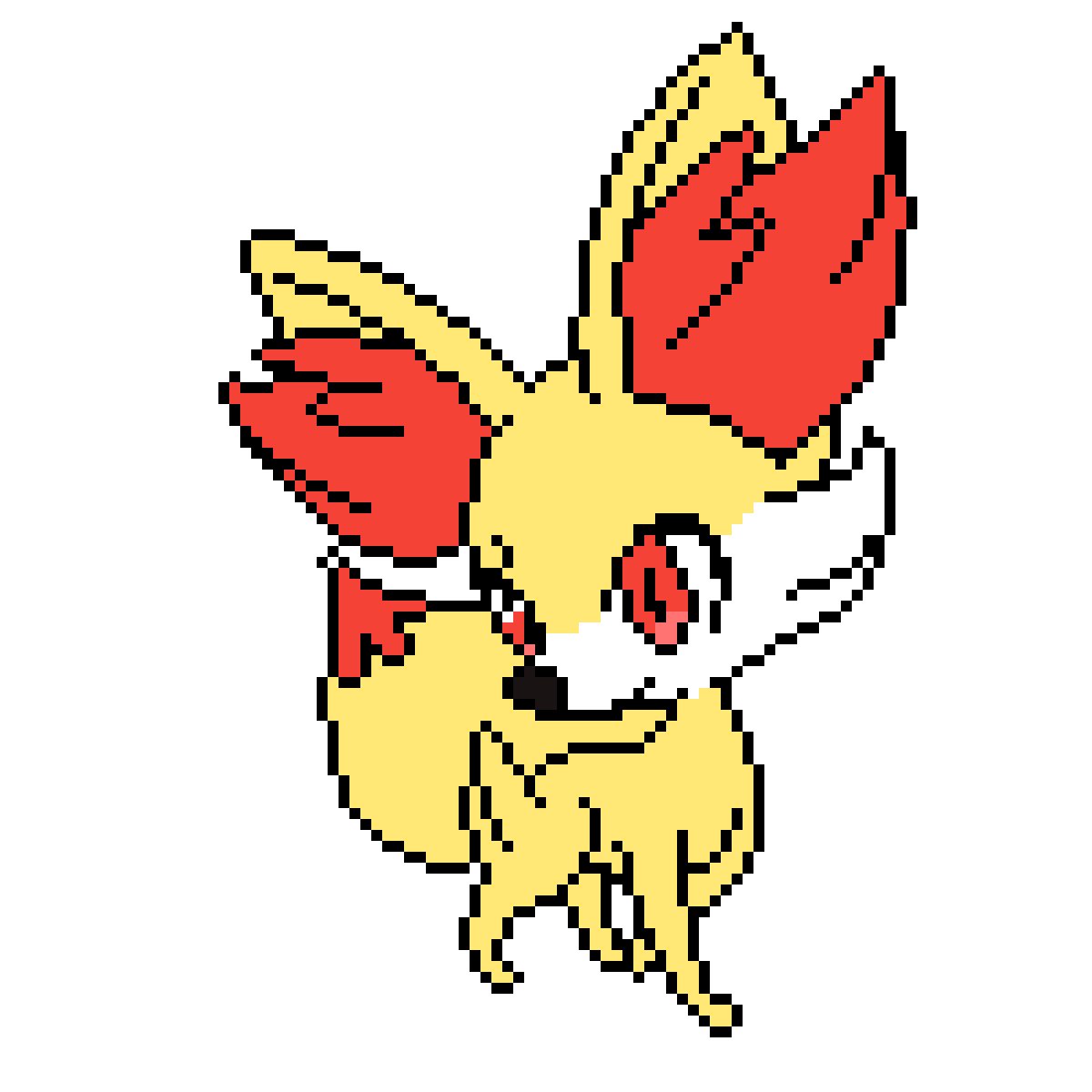 Pixilart - Fennekin by jack1234