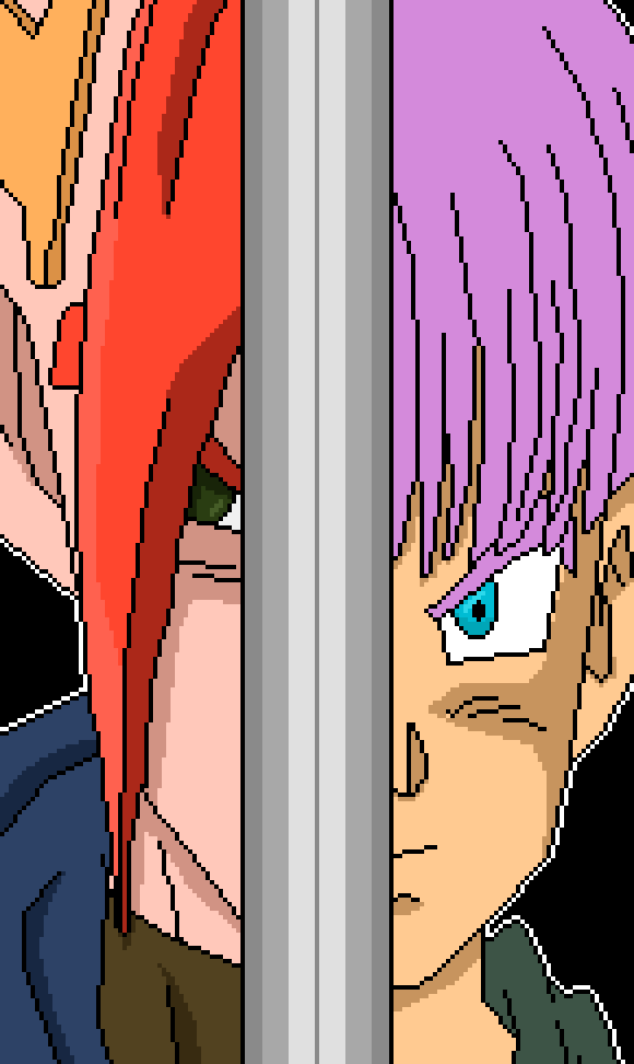 Pixilart - Kid Trunks & Tapion by Rezok