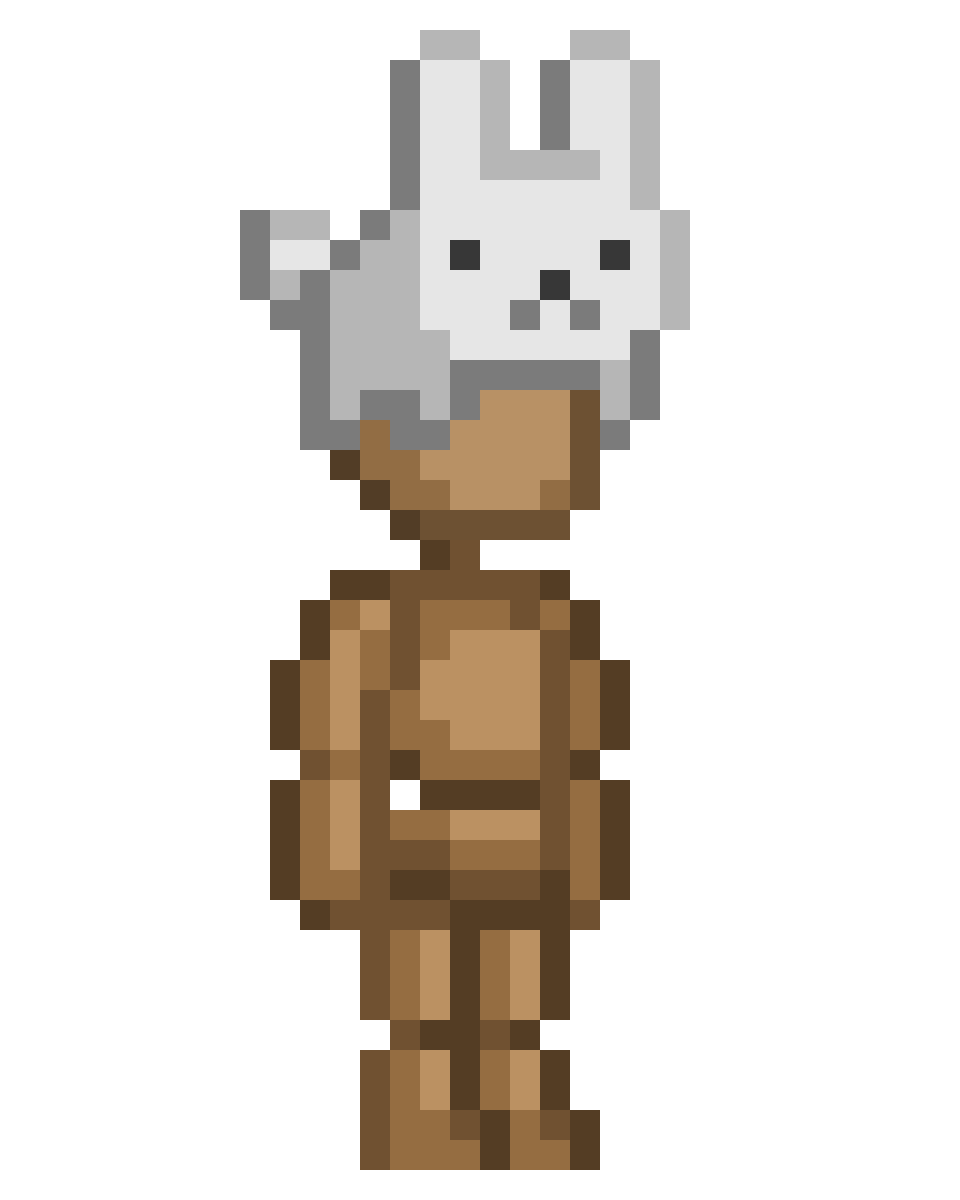 Pixilart - Starbound Bunny Hat by TheGamer