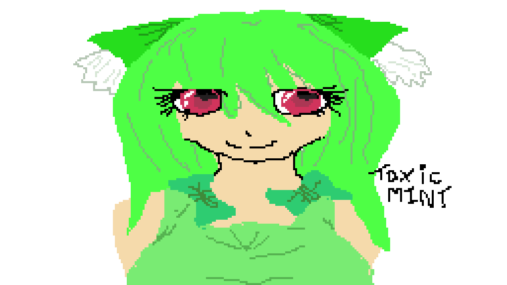 Pixilart - Toxic mints profile pic by B-y-e-Paulie