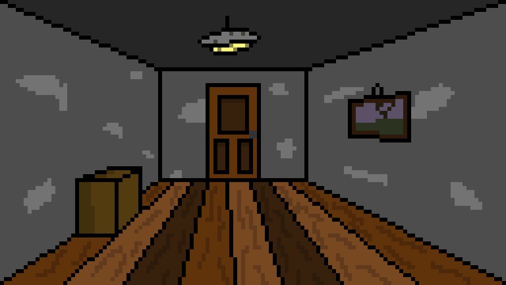 Pixilart - Dark hallway (Perspective drawing) by Ozjohnson