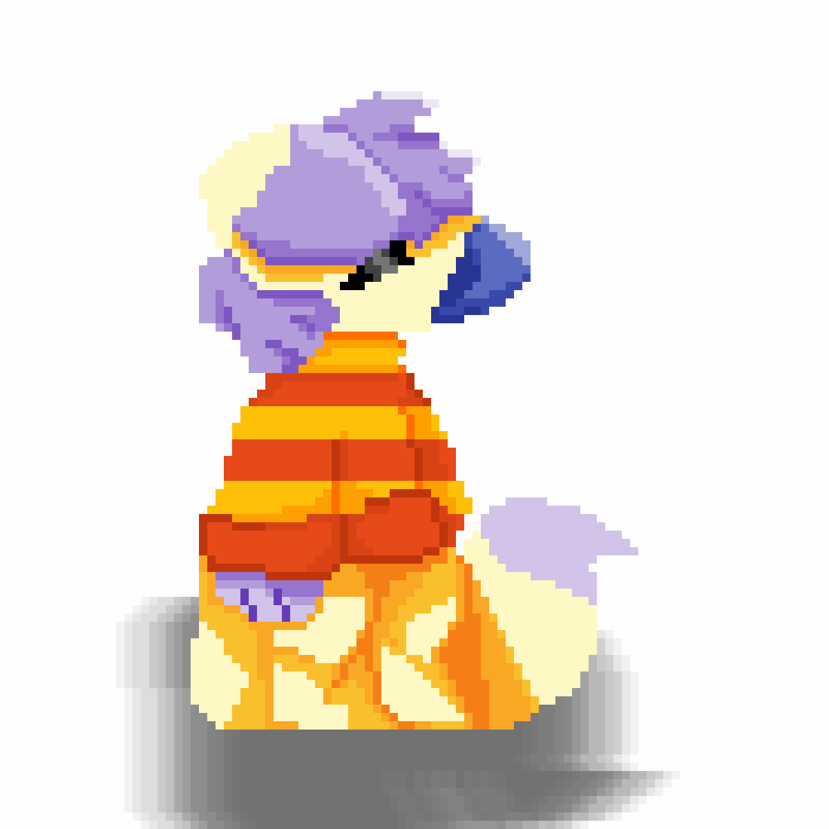 Pixilart - neptune sprite! by moving