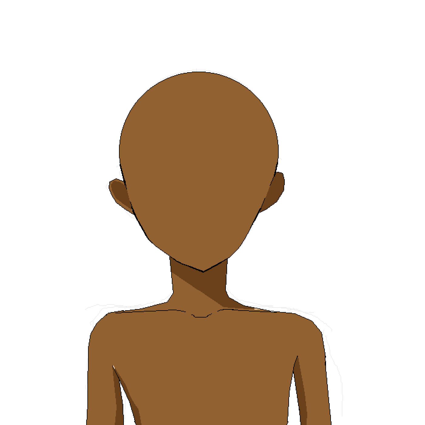 Pixilart - Human base by CyberDragon22