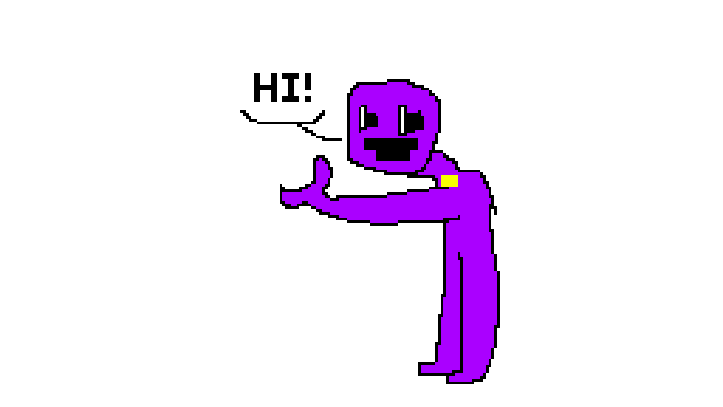 Pixilart - 8-bit purple guy! by Anonymous