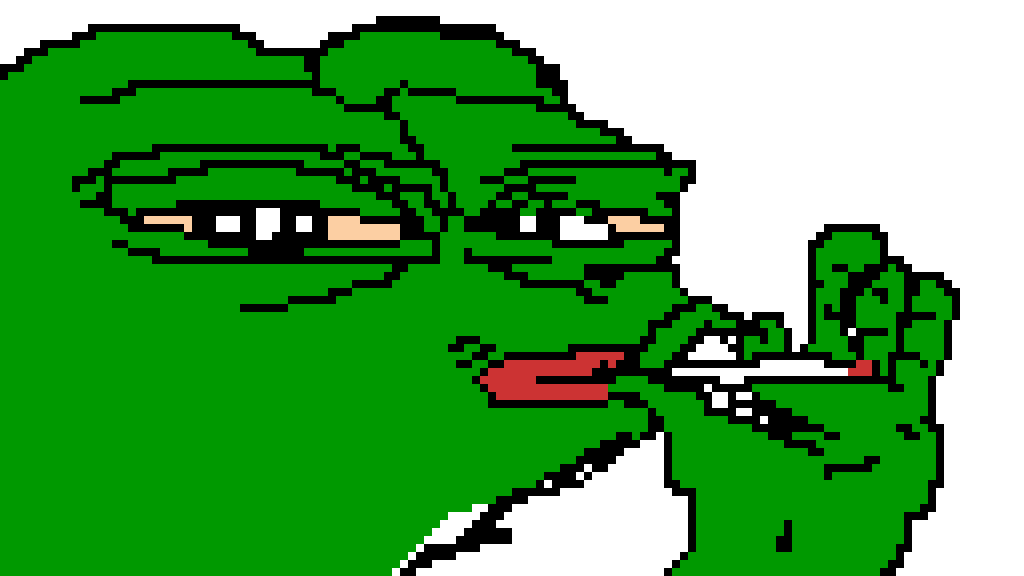 Pixilart - High Pepe by gtarpey89