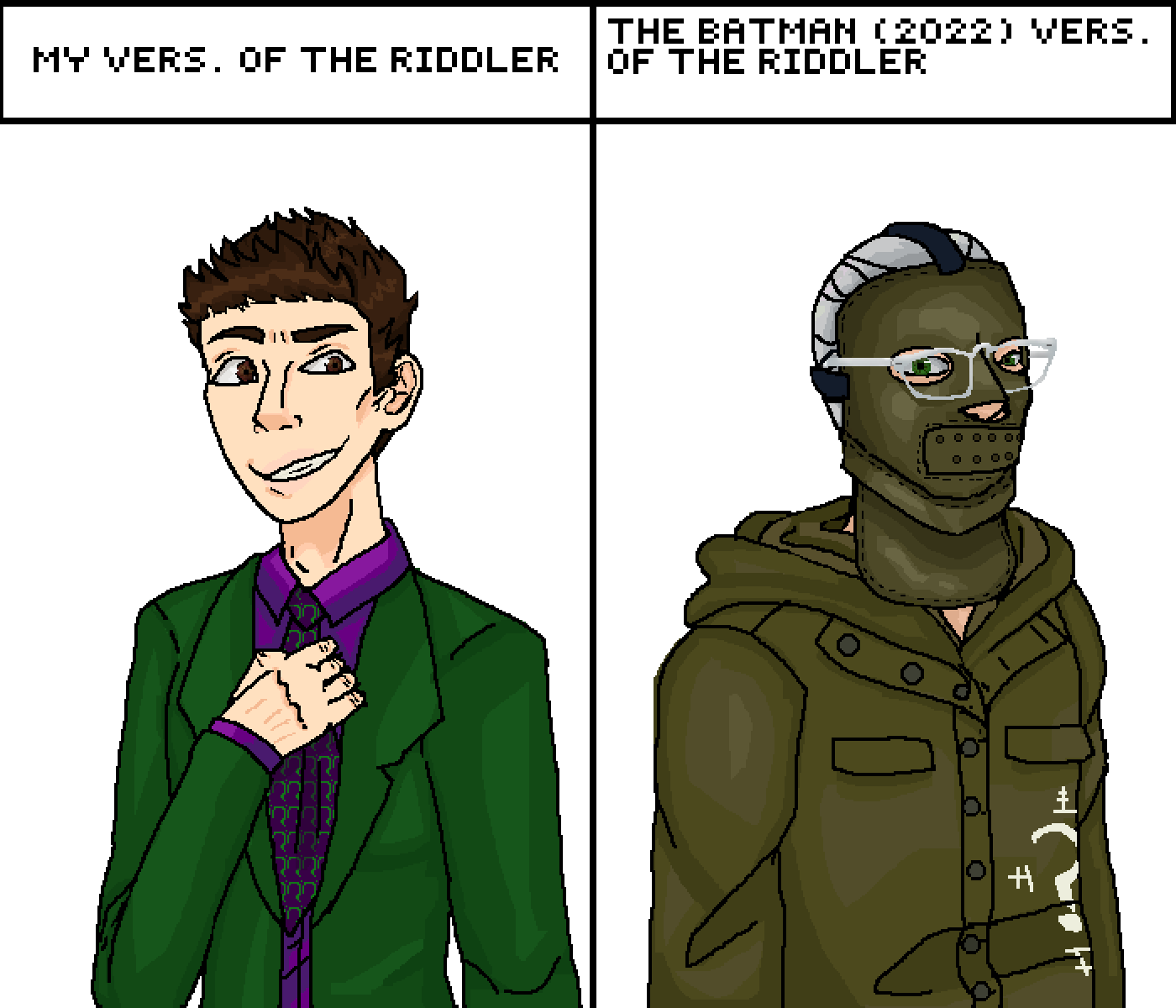 Pixilart - My Riddler V 2022 Riddler by GoblinNB