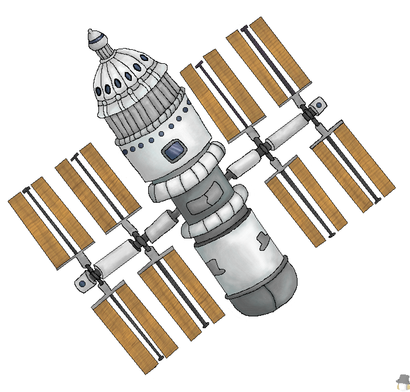 Editing Toppat Orbital Station - Free online pixel art drawing tool ...