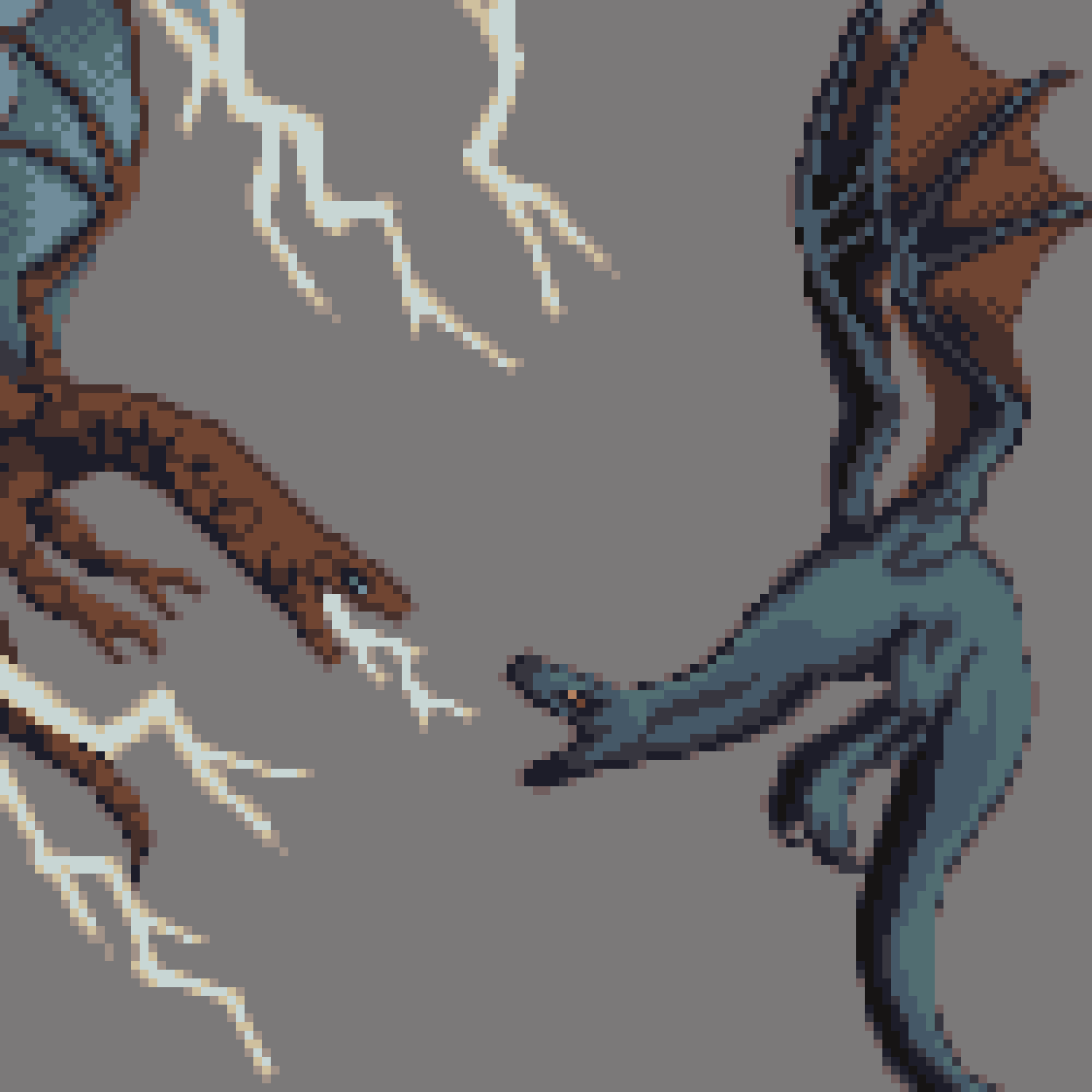 Pixilart - wyverns by raph