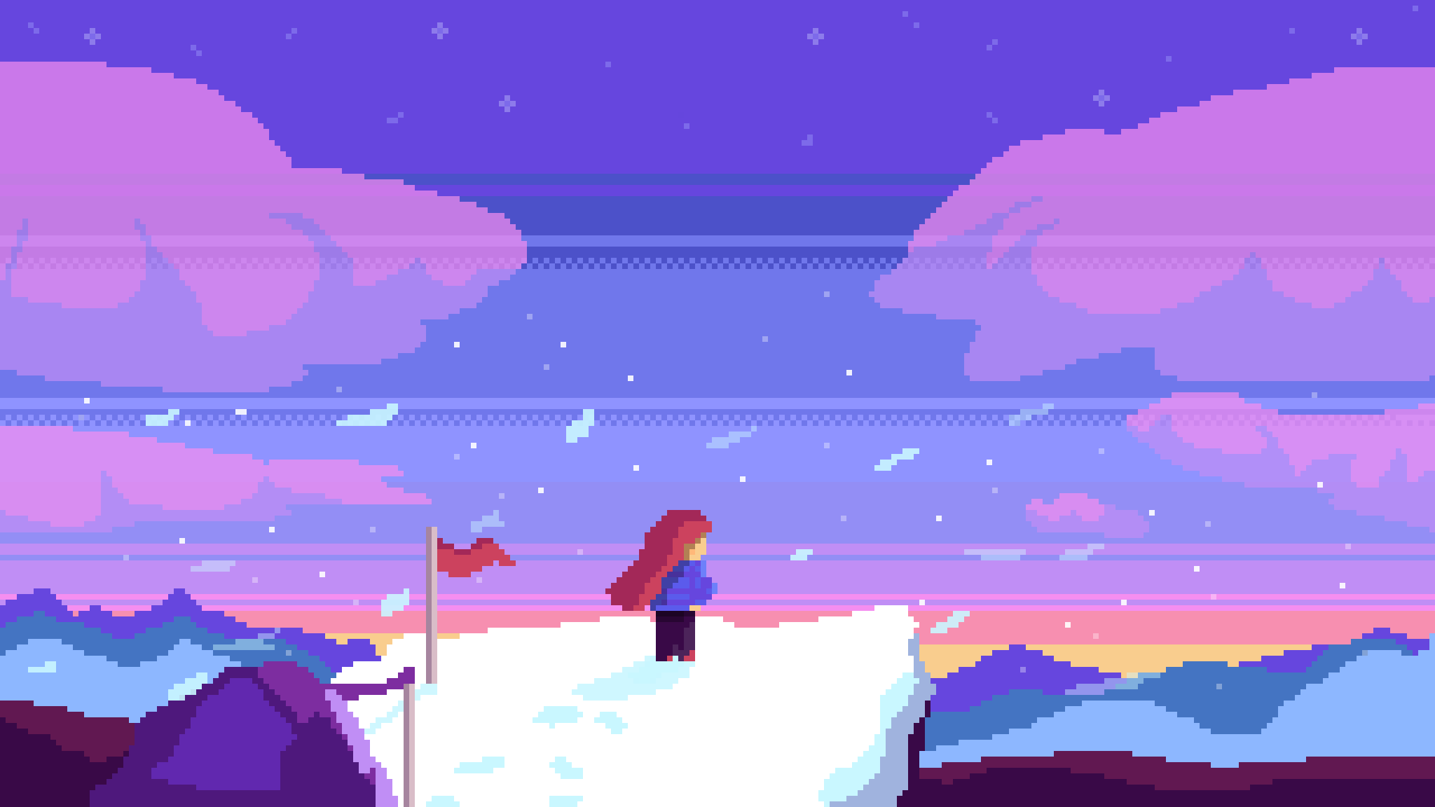 Pixilart - Celeste Summit by Blue-Star-Cloud