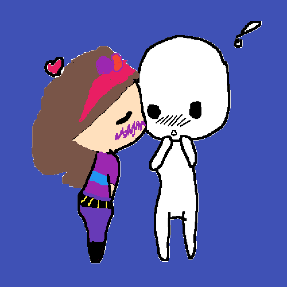 Pixilart - Cute couple collab by kittennip125