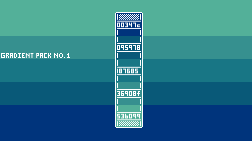 Pixilart - Gradient Pack no. 1 by Puggo