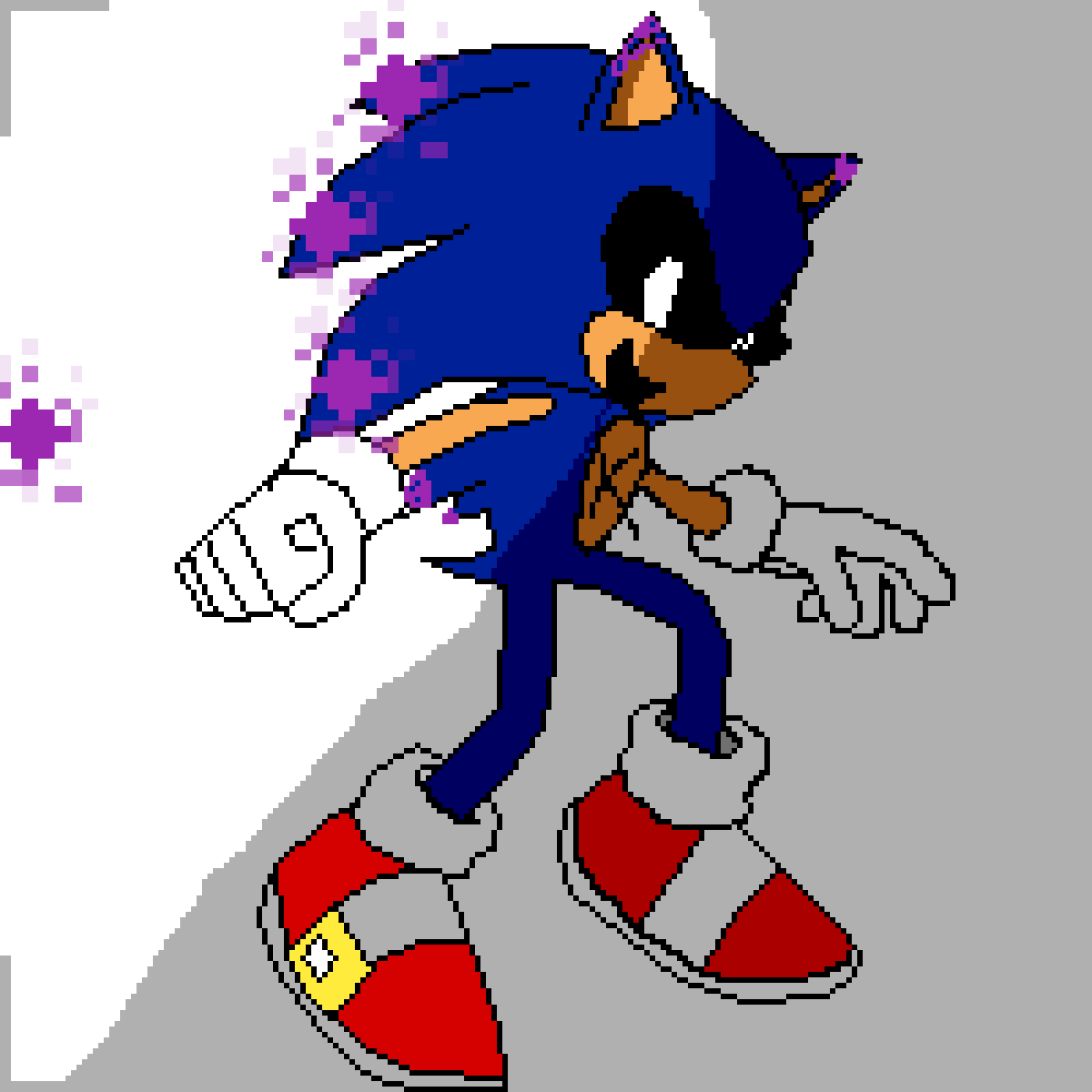 Editing xenophane sonic - Free online pixel art drawing tool - Pixilart